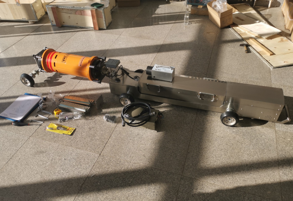 250 Kv X Ray Pipeline Crawler Machine Ndt การทดสอบการเชื่อมท่อด้วยภาพรังสี